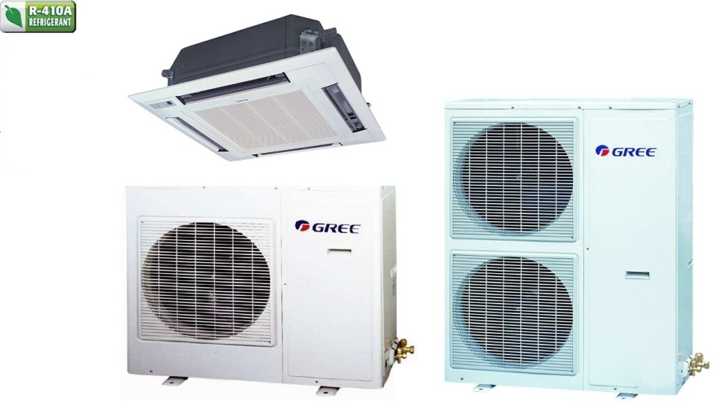 Кондиционер кассетный GREE-18 Inverter R32: GUD50T1/B-S/GUD50W1/NhB-S ...